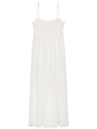 SIMKHAI Kleid mit Spitze - Wei&szlig;