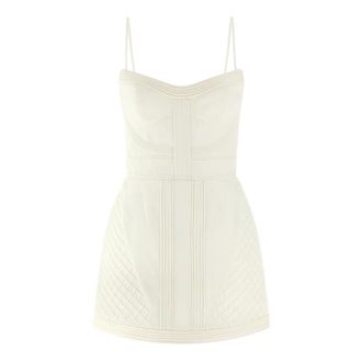 Zimmermann Femme, Robes, Blanc, Taille: 34 FR Rebellion Corded Corset Dress