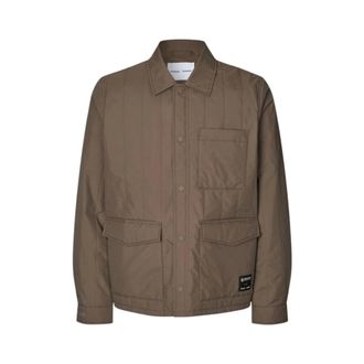Sams&oslash;e & Sams&oslash;e Homme, Vestes, Brun, Taille: XL Sagavin Chemise Veste