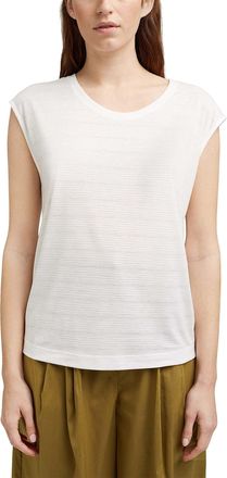Esprit Collection Damen T-Shirt 051eo1k302, Off White (110), XL