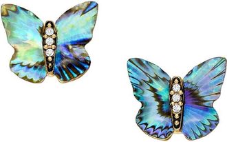 Fossil Damen Ohrringe aus goldfarbenem Edelstahl mit Pfosten-/Bolzenverschluss