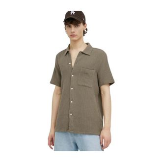 Sams&oslash;e & Sams&oslash;e Kurzarmhemden - - Shirts - Herren - Gr&uuml;n - L