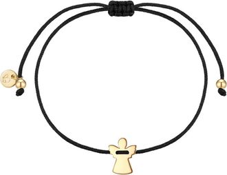 Glanzst&uuml;cke M&uuml;nchen Armband - Sterling Silber Armband Engel - Gr. ONESIZE - in Gold - f&uuml;r Damen