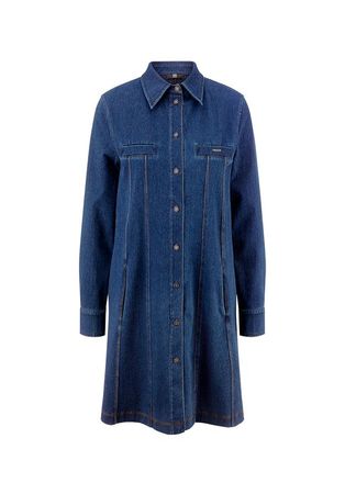 Riani Jeanskleid mit Hemdkragen