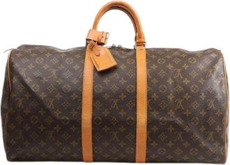 Louis Vuitton unisex, Pre-owned, Brun, Taille: ONE Size Sac Week-end en Toile Pre-owned