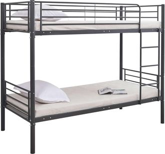 Emob Dixie Etagenbett 90x200cm - Metall - Mattschwarz
