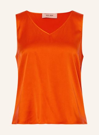 Mos Mosh Mos Mosh Blusentop Mmastrid Aus Seide orange