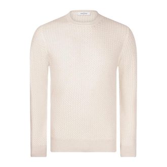 Gran Sasso Paricollo M/L 57135 - - Knitwear - Herren - Wei&szlig; - L