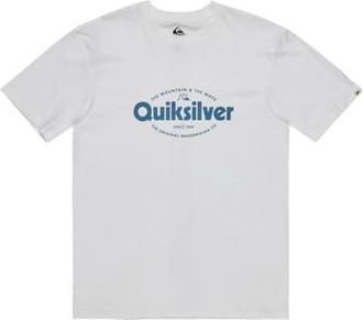 Quiksilver T-Shirt Manche Courtes EV Shape All Day SS Homme Blanc XXL