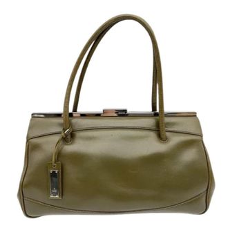 Gucci Pre-owned Vintage Schultertasche - - Pre-owned - Damen - Gr&uuml;n - ONE SIZE