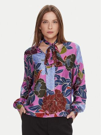 Lola Casademunt Hemd MF2515003 Violett Loose Fit