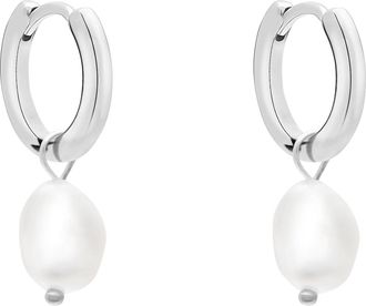 s.Oliver Ohrring - Elegante Creolen aus poliertem Edelstahl - silber - wasserfest & hautfreundlich