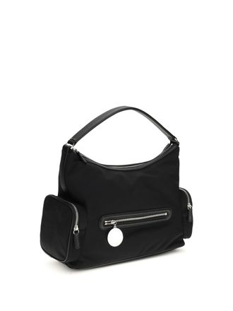 Stella McCartney Womens Dartmoor Shoulder Bag Ultra Black Nylon