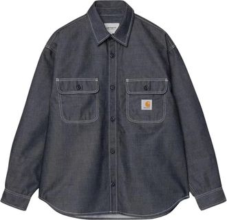 Carhartt Work in Progress Homme, Chemises, Bleu, Taille: M Tigan Shirt Jacket