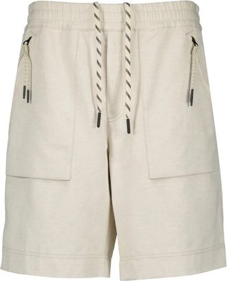 Moncler Homme, Shorts, Beige, Taille: L Shorts d&eacute;contract&eacute;s