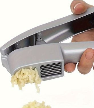 Generic 2 In 1 Knoblauchpresse - Knoblauchpressen, Knoblauchschneider Garlic Press, Knoblauch Crusher, Praktischer Küchenhelfer, Handlich & Leicht zu Reinigen