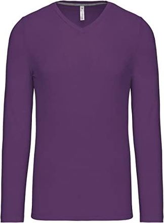 Kariban T-Shirt Manches Longues Homme col V K358