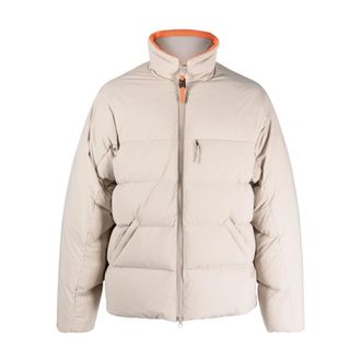 Junya Watanabe Gepolsterte Hochkragen-Zip-Jacke - - Jackets - Herren - Beige - M