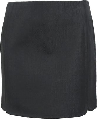 Balenciaga minijupe à effet froissé - Noir