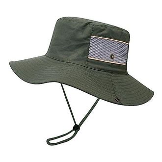 Generic Chapeau boonie respirant &agrave; large bord en maille pour voyage, p&ecirc;che, &eacute;chinac&eacute;e, 54, Jn, Taille unique