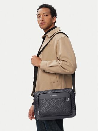 Tommy Hilfiger Umh&auml;ngetasche Th Flag Computer Bag AM0AM14428 Grau