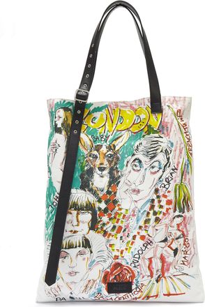 Looks by Wolfgang Joop Tote PRINTS aus recyceltem Baumwoll-Canvas
