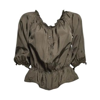 Aspesi Femme, Blouses et Chemises, Vert, Taille: 34 FR Chemise