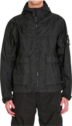 Stone Island Homme, Vestes, Noir, Taille: L Wind Vestes