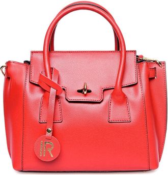 Isabella Rhea Rot Rindsledertasche