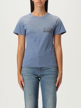 Golden Goose T-Shirt GOLDEN GOOSE Femme couleur Bleu