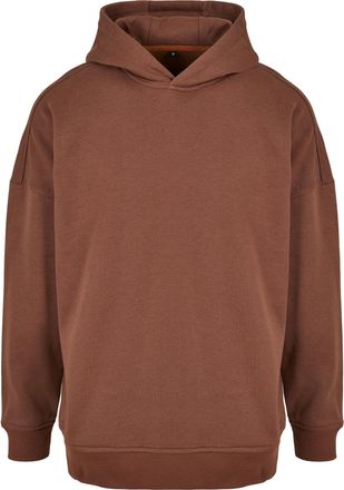 Build Your Brand Herren Kapuzenpullover Oversized Cut On Sleeve Hoody, Farbe bark, Größe 3XL