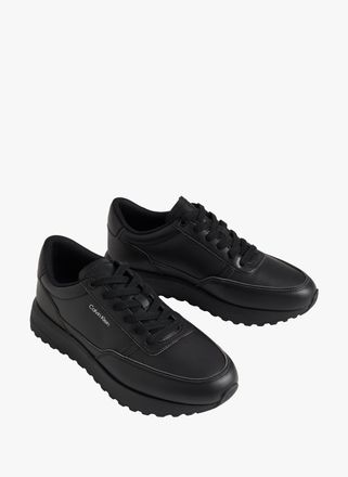 Calvin Klein Baskets &agrave; semelles crant&eacute;es en cuir