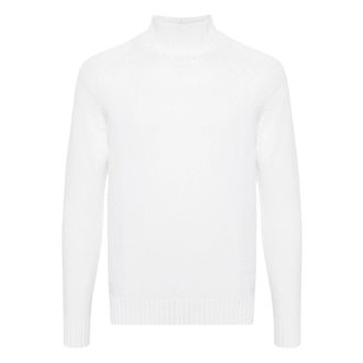 Eleventy Luxus Strickpullover Wolle - - Knitwear - Herren - Wei&szlig; - XL