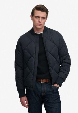 Superdry Steppjacke DIAMOND QUILT JACKET Regular Fit, mit Rei&szlig;verschluss, aus Polyester und Kunstfaser