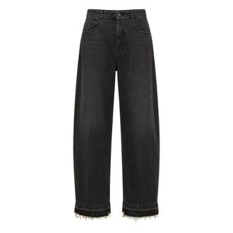 People Marion Barrel Crop Jeans - - Jeans - Damen - Schwarzk - W27