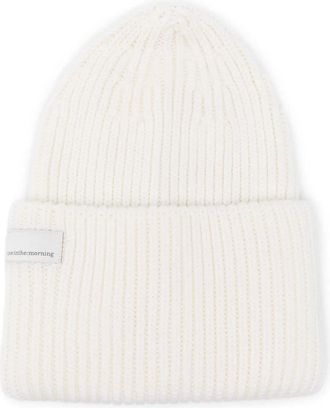 Nine In The Morning bonnet en laine à design côtelé - Tons neutres