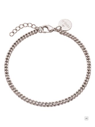Purelei Slim Box Chain Armband, verstellbare L&auml;nge