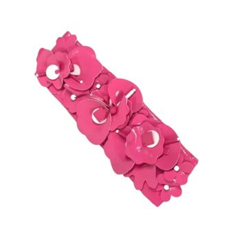 Miu Miu Pre-owned Stoff haarspangen - - Pre-owned - Damen - Rosa - ONE SIZE