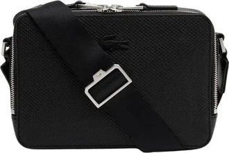 Lacoste Femme, Sacs, Noir, Taille: ONE Size Chantaco Leather Mini Satchel