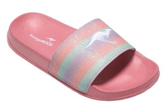 Kangaroos Damen K-Es Magic Slides, Daisy pink/Rainbow, 35 EU