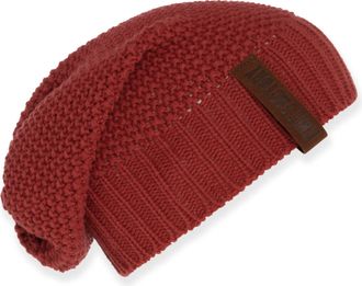 Knit Factory Coco Mütze - Strickmütze für Damen und Herren - Slouch Beanie - Wintermütze mit Wolle - Hochwertige Qualität - Baked Apple