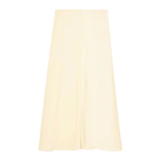 A|X Armani Exchange Femme, Jupes, Jaune, Taille: 36 FR Maxi Skirt