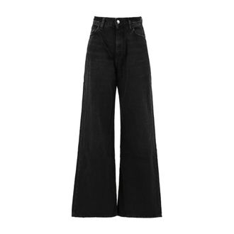 Icon Denim Los Angeles Femme, Jeans, Noir, Taille: W28 Debby Wide Jeans