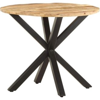 vidaXL Table dappoint 68x68x56 cm Bois de manguier massif