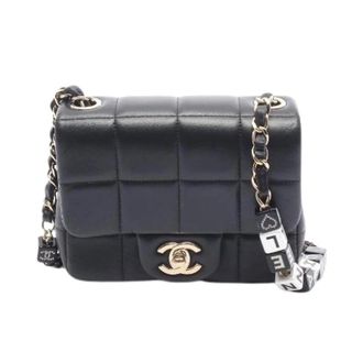 Chanel Pre-owned Chocolate Bar Leather Shoulder Bag - - Pre-owned - Damen - Schwarzk - ONE SIZE