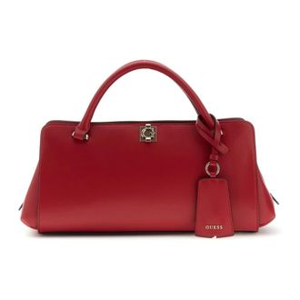 Guess Femme, Sacs, Rouge, Taille: ONE Size Audrey Small Girlfriend Satchel