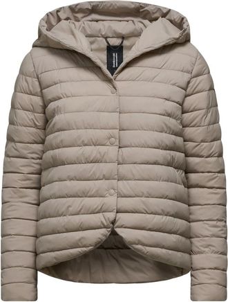 Bomboogie Femme, Vestes, Gris, Taille: 36 FR Veste en duvet de nylon extensible avec boutons