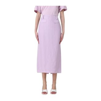 Fabiana Filippi Bleistiftrock aus Lyocell - - Skirts - Damen - Lila - XS