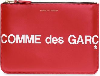 Comme Des Gar&ccedil;ons unisex, Accessoires, Rouge, Taille: ONE Size Huge Logo Pouch