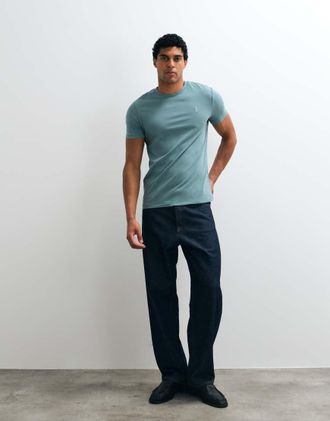 Polo Ralph Lauren t-shirt slim fit vert p&acirc;le